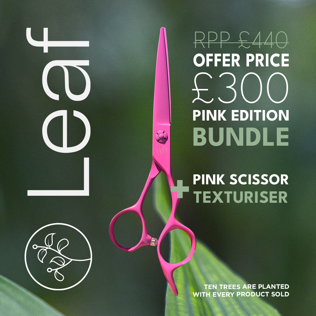 Pure Steel Scissor Duo | Hairdressing Scissor Set | Leaf – Leaf Scissors